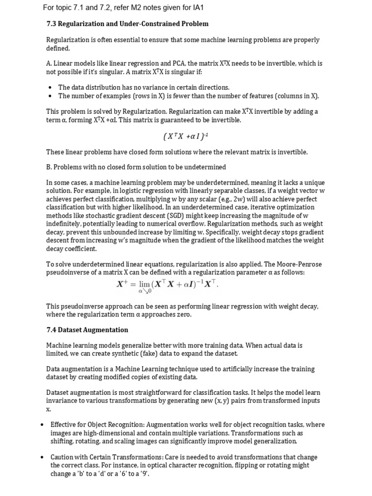 DL_M2_Regularization | PDF | Artificial Neural Network | Algorithms
