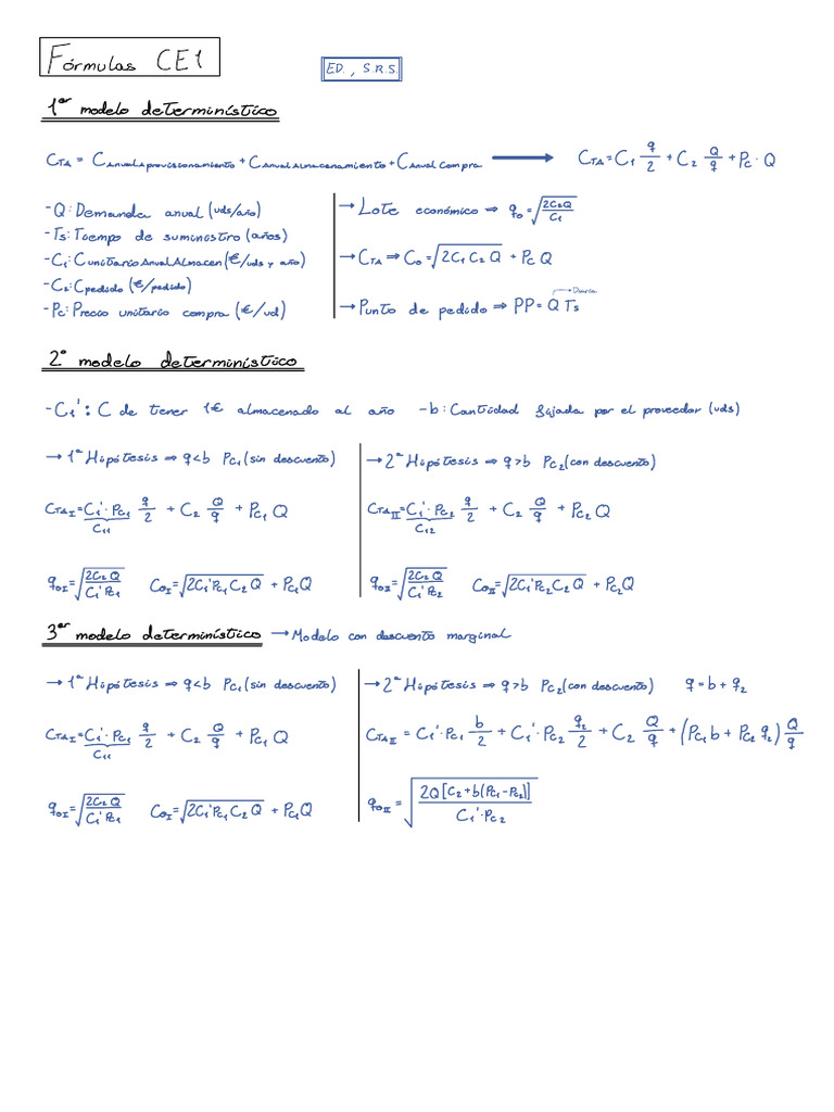 Modelos Determinísticos | PDF