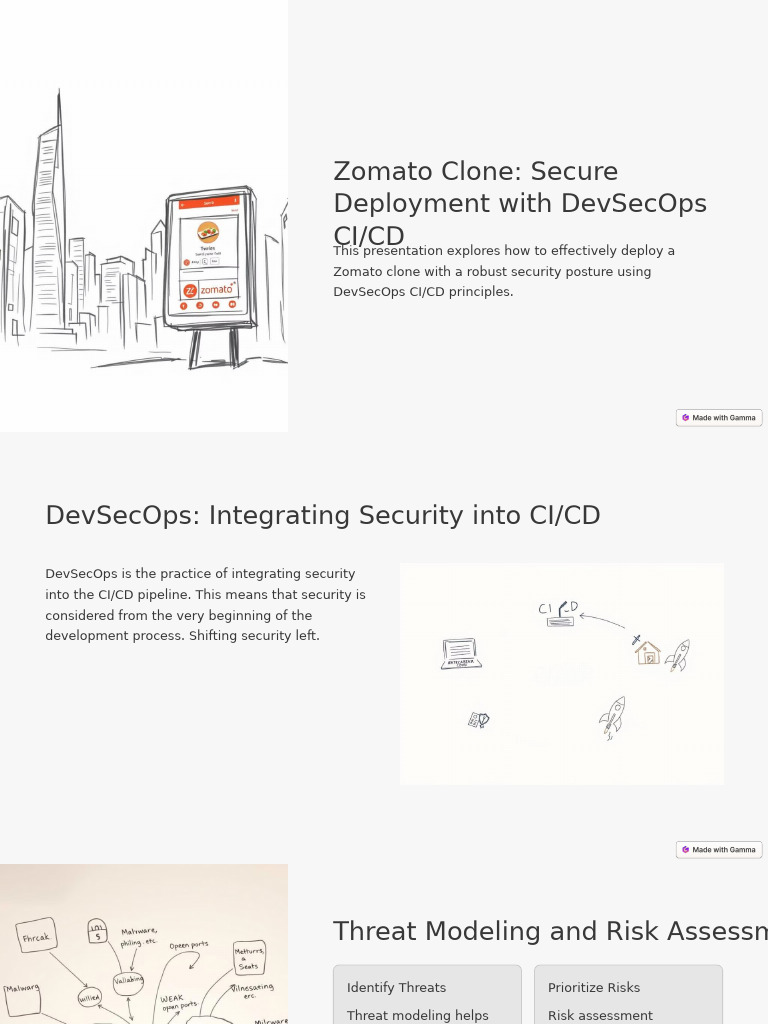 Zomato Clone Secure Deployment With DevSecOps CICD | PDF | Security | Computer Security