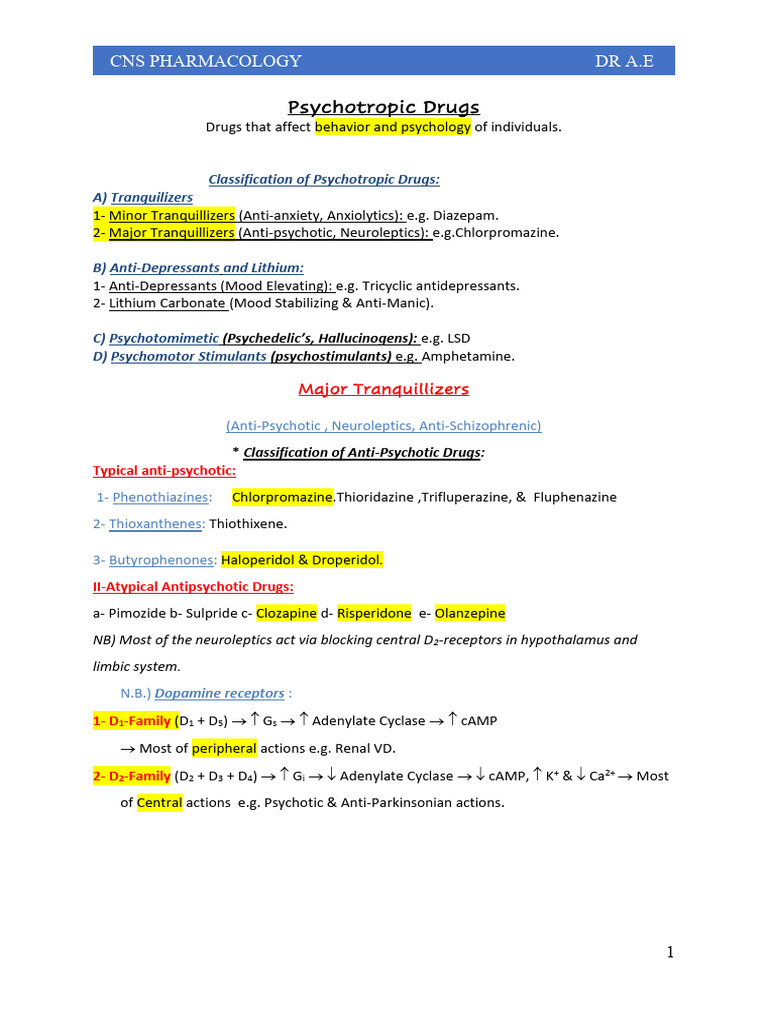 Pharma by Dr.Amr Elabd [CNS][Part.6] | PDF | Antipsychotic | Olanzapine