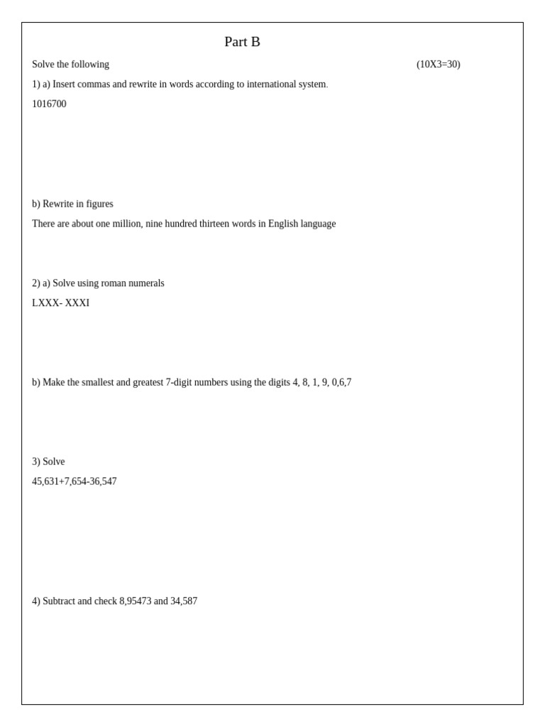 Part B | PDF | Mathematical Notation | Discrete Mathematics