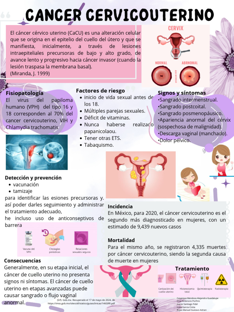 Cancer Cervicouterino | PDF | Cáncer de cuello uterino | Epidemiología