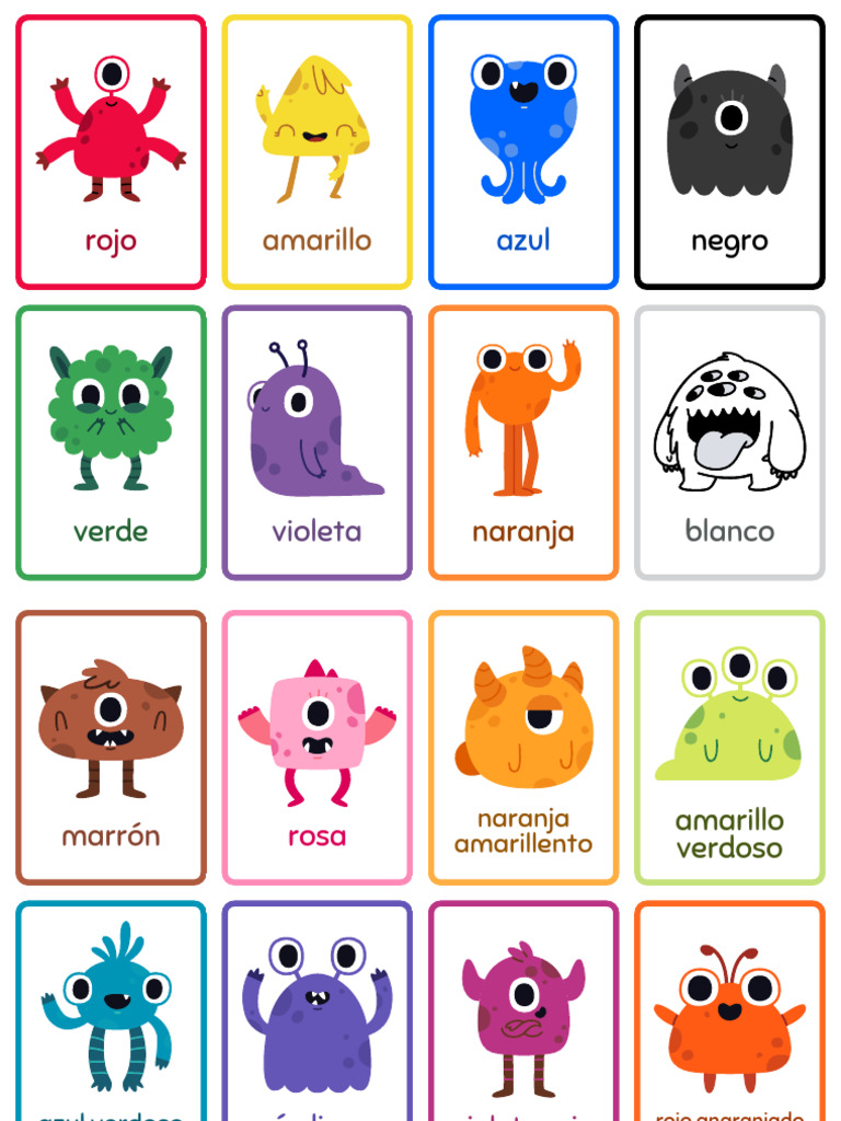 Monstruos Colores | PDF