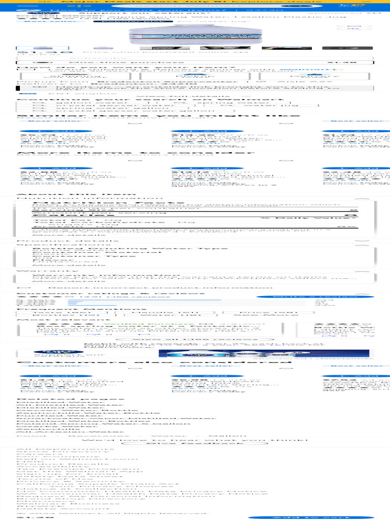 Crystal Geyser Alpine Spring Water, 1 Gallon Plastic Jug | PDF | Nutrition Facts Label