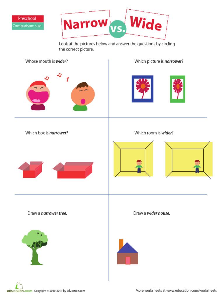 Comparing Narrow Wide | PDF
