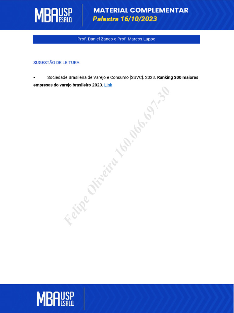 Material Complementar 16102023pdf Portugues | PDF