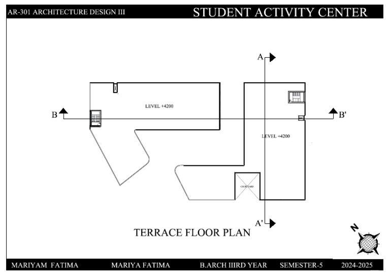Student Activity Centre Terrace Plan | PDF