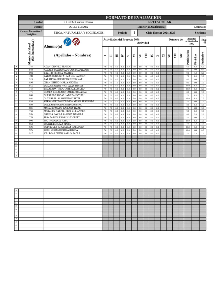 Fe K P I Etnas 2a Canur 2024 2025 Pdf Naturaleza Aprendizaje