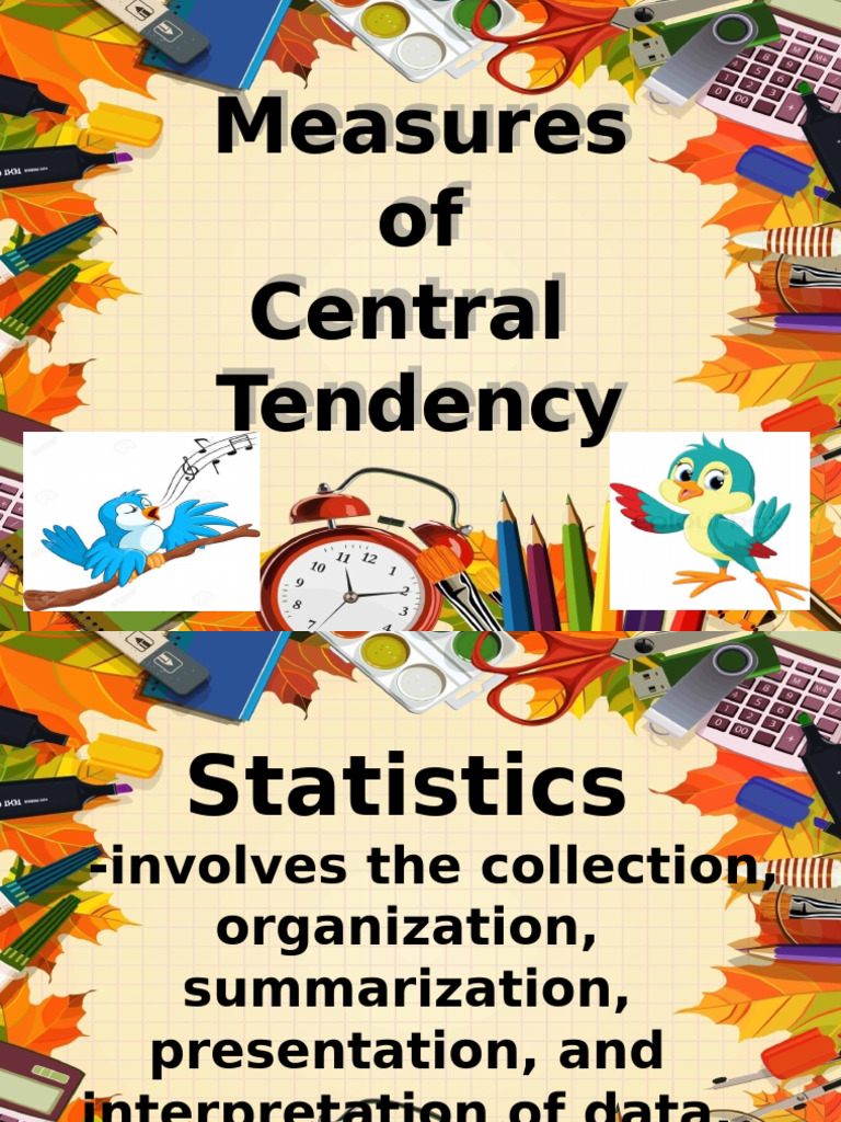 Measures of Central Tendency | PDF | Arithmetic Mean | Mathematics