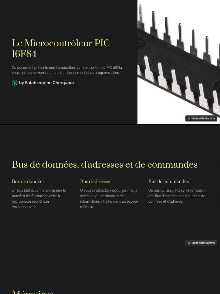 Le Microcontroleur PIC 16F84 | PDF