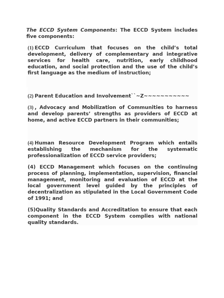 ECCD System Components Explained | PDF
