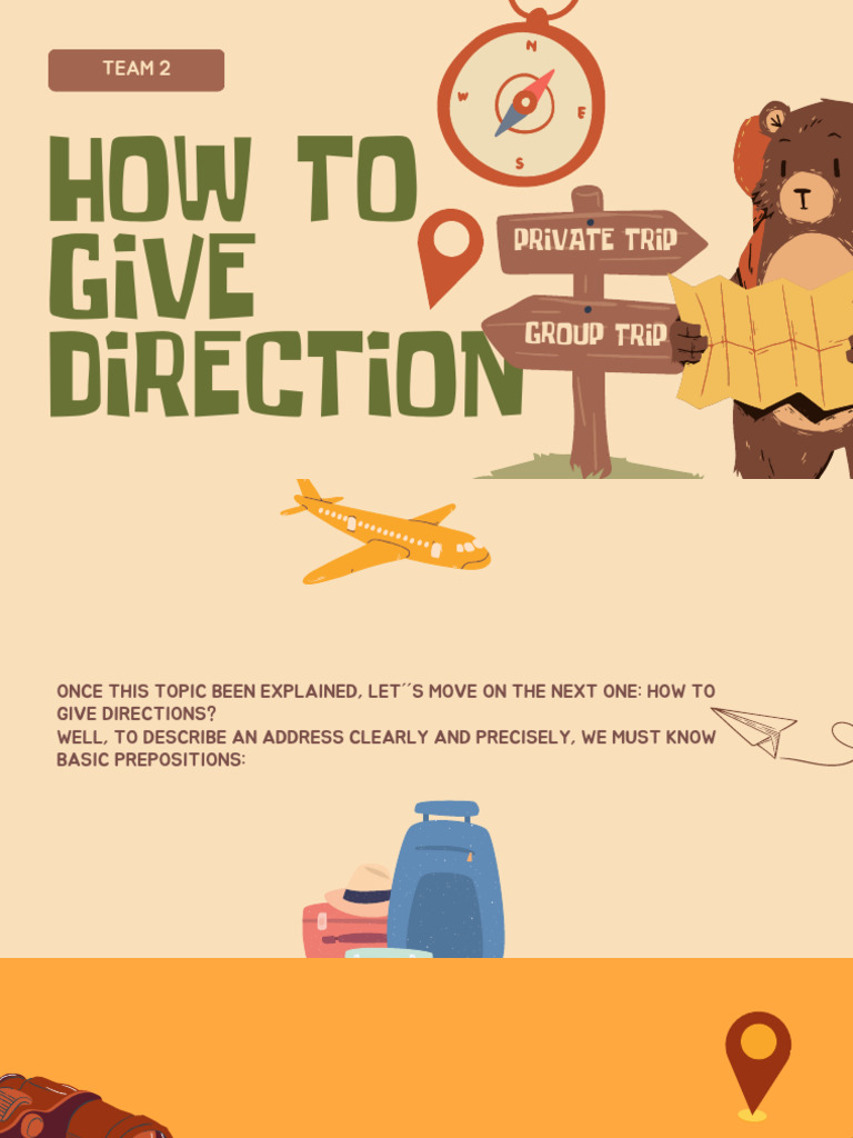 How to Give Clear Directions | PDF