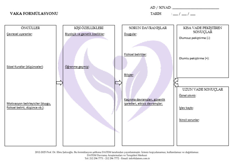 Sade Vaka Formulasyonu Sablonu | PDF