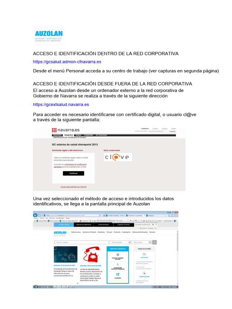 Acceso e Identificación Auzolan Acoplamientos | PDF