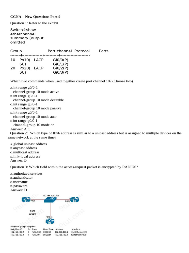 Part 9 | PDF | Computer Network | Ip Address