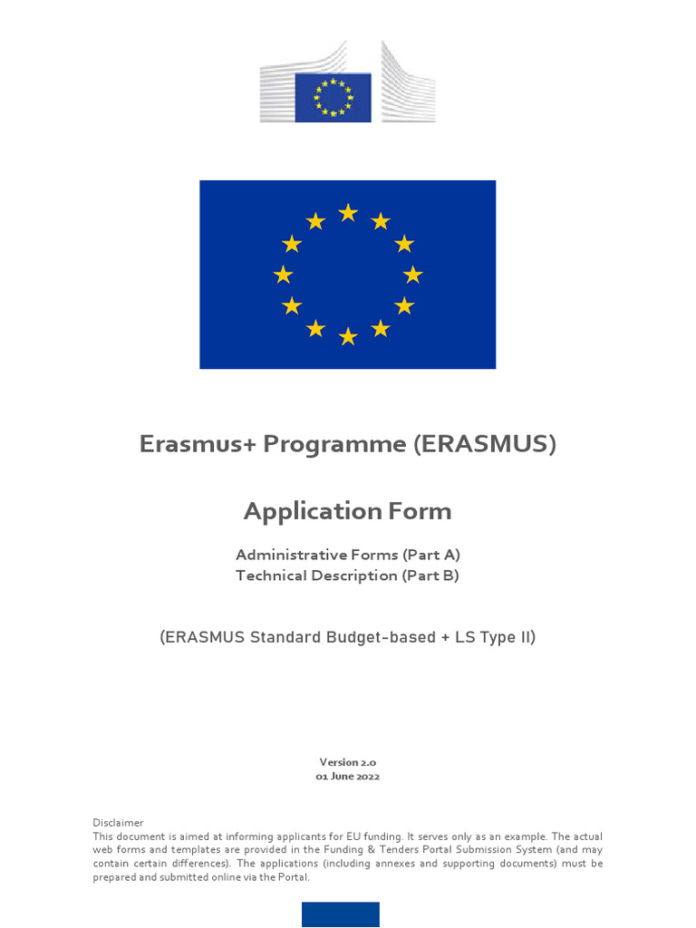 Formulario de Aplicacion Erasmus | PDF | Risk Management | Risk