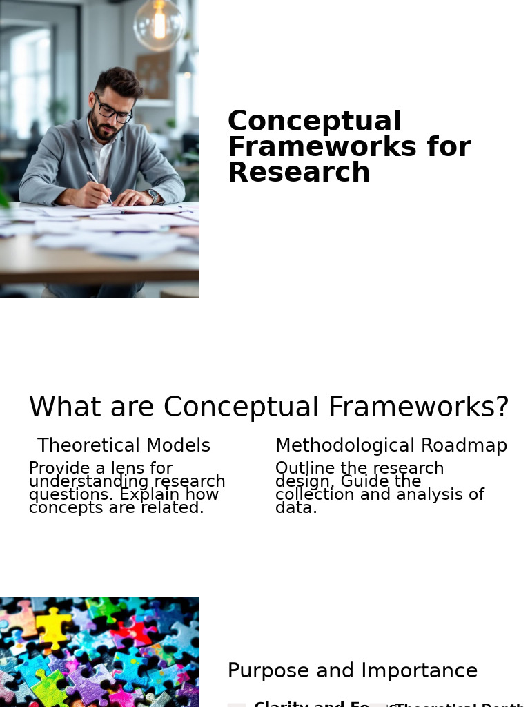 Conceptual Frameworks For Research | PDF | Conceptual Model | Methodology