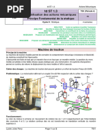 Actions Mécaniques Transmissibles | PDF | Ingénierie mécanique | Physique