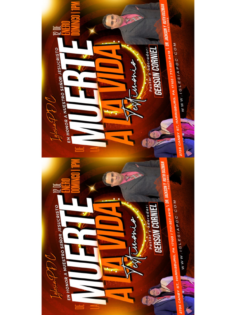 Flyer Nueva Iglesia Primicia | PDF