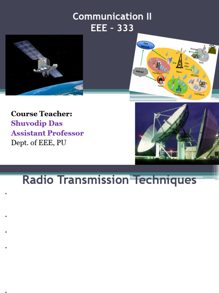 Communication II Lecture Moudule 2.PDF? | PDF | Cellular Network | Duplex (Telecommunications)