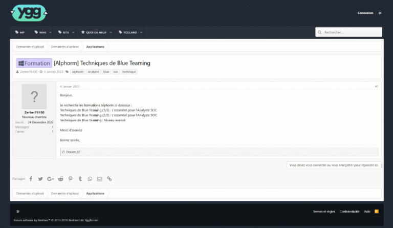 Formation - [Alphorm] Techniques de Blue Teaming - Forum communautair_ - www.ygg.re | PDF