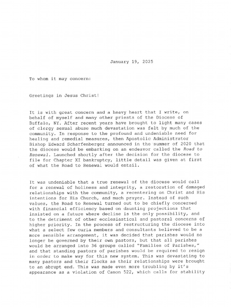 Letter to Pope 2 | PDF