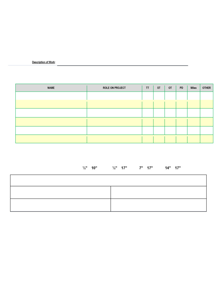 Timesheet New Temp | PDF