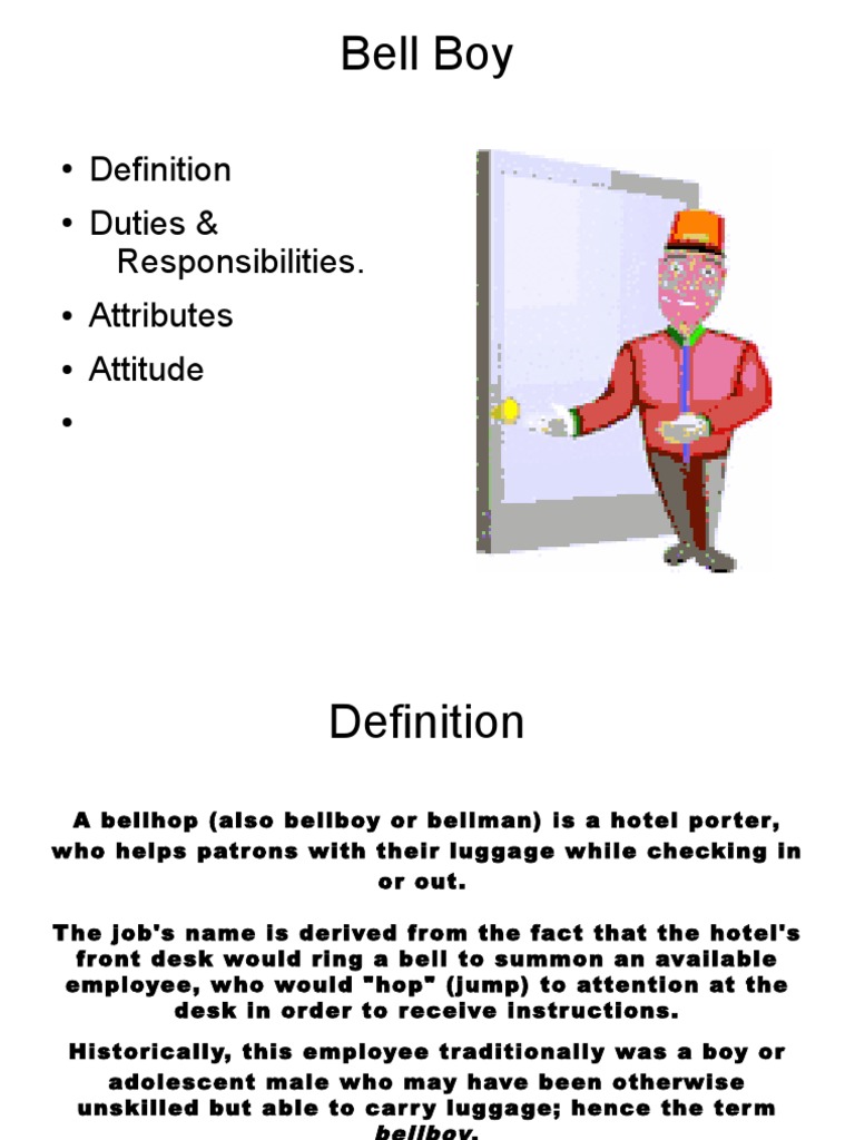 Bell Boy Training | PDF | Business