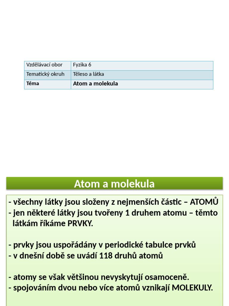 3-3_Atom a molekula | PDF