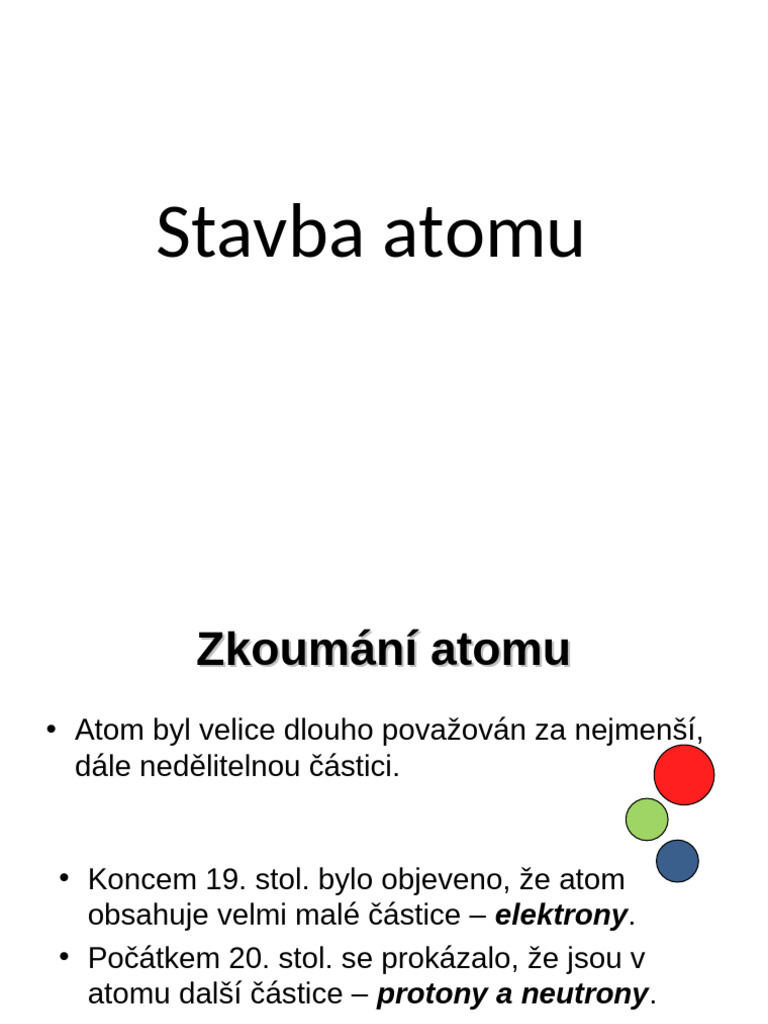 5-5 Stavba Atomu | PDF