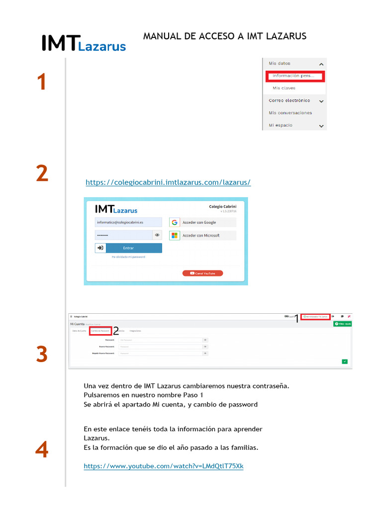 Manual IMT Lazarus | PDF