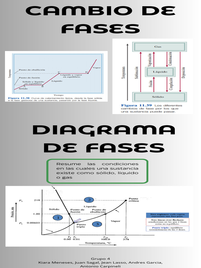 Cambio de Fases y Diagrama de Fases | PDF