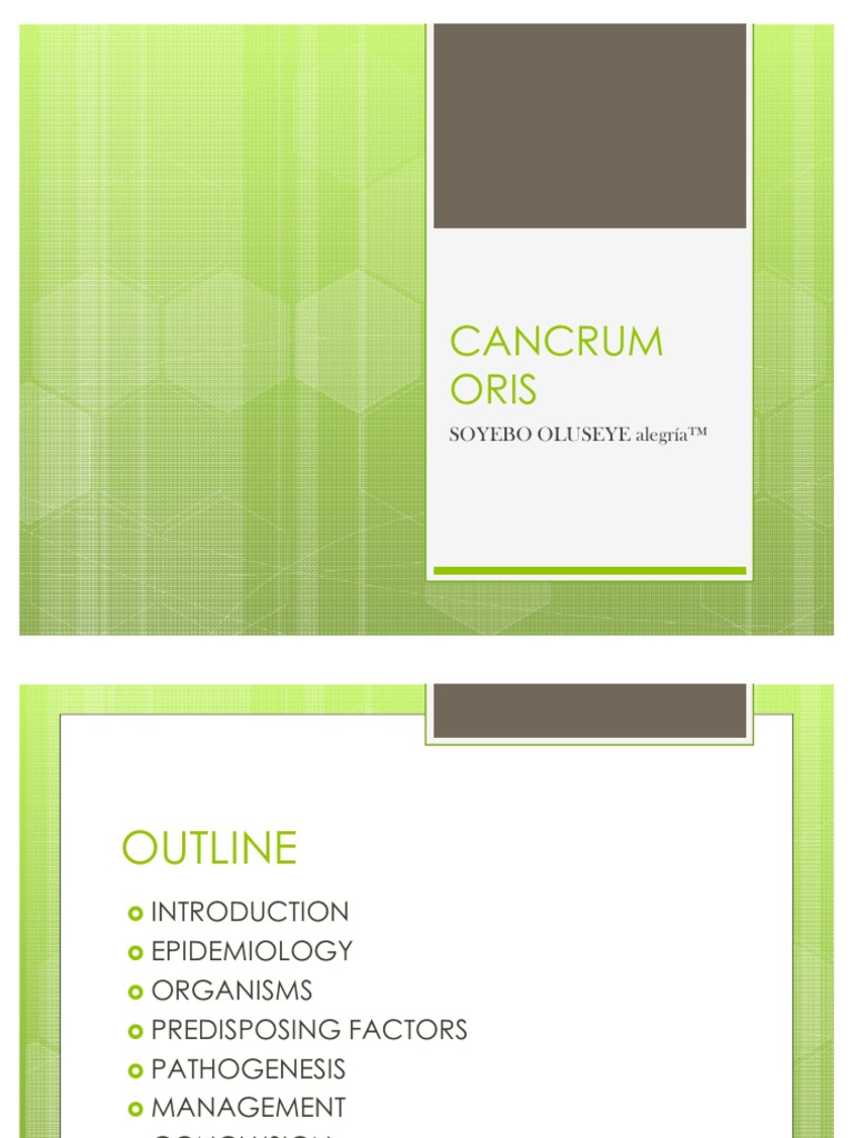 My Cancrum Oris | PDF