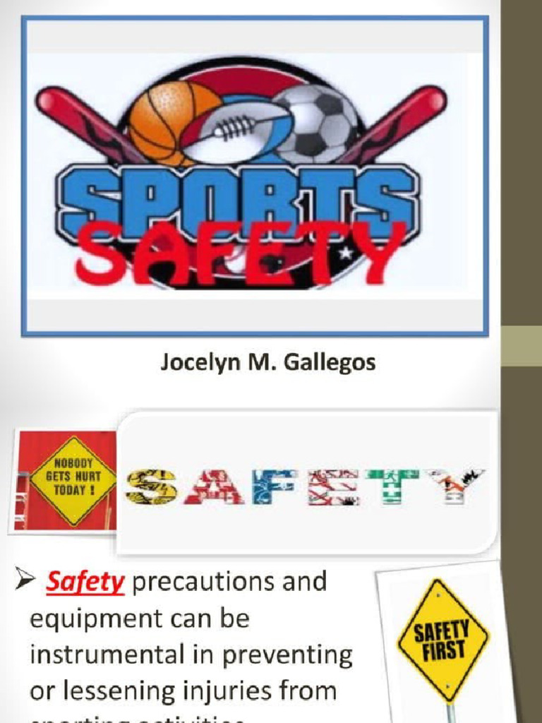 Safety in Sports | PDF