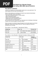 Telkom International Roaming Form | PDF | Finance & Money Management