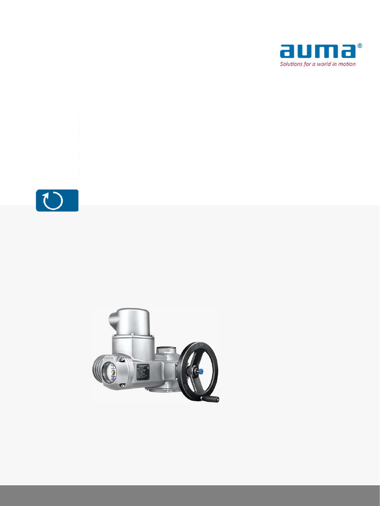 Auma Actuadores Multivueltas Ba - Sar2 - 07 - 16 - Norm - Es | PDF ...