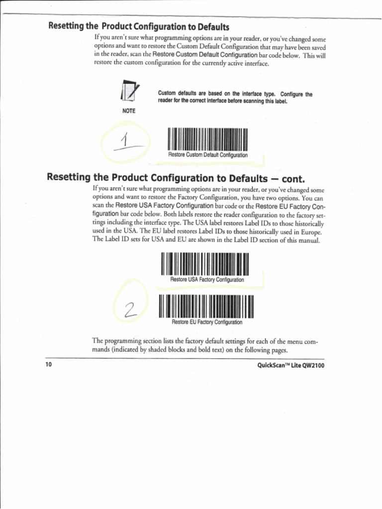 ESCANER DATALOGIC NUEVO QuickScan QW2100 | PDF