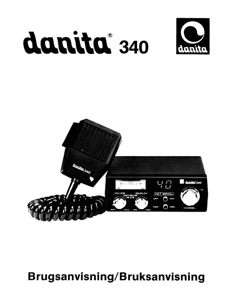 Danita 340 Manual Eng-Dk | PDF