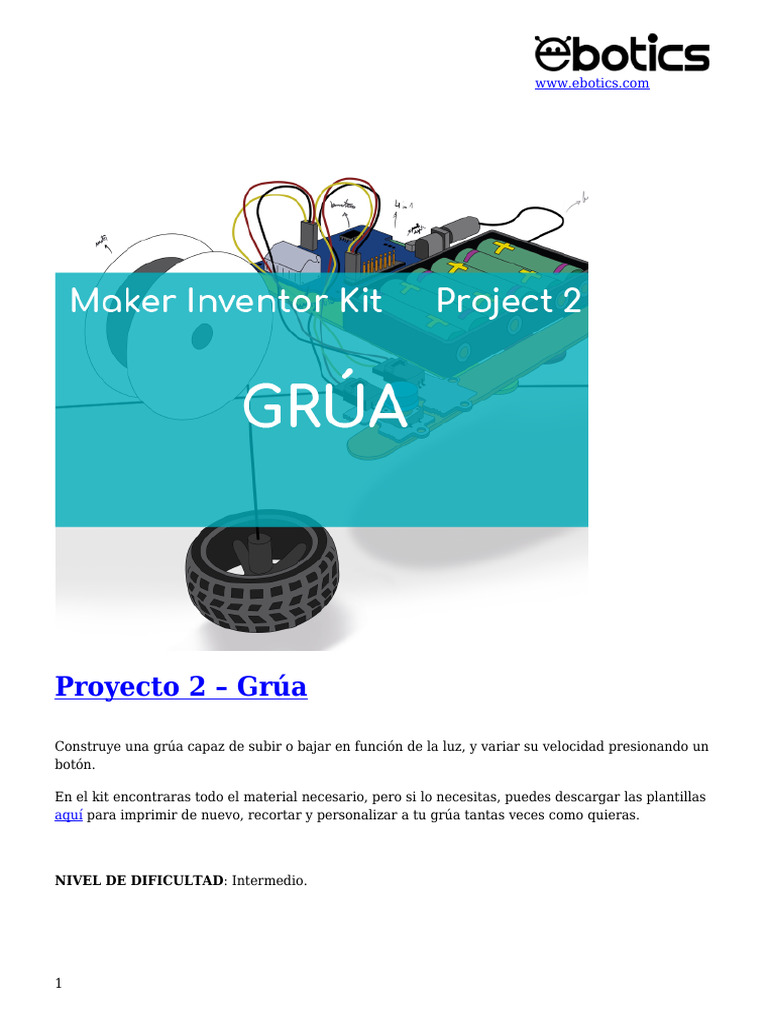 proyecto-2-grua | PDF | Arduino | Informática