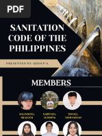Philippine Sanitation Code Overview | PDF | Home & Garden