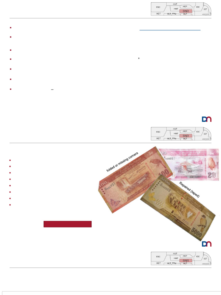 Bank Note Reader Overview and Maintenance | PDF | Euro