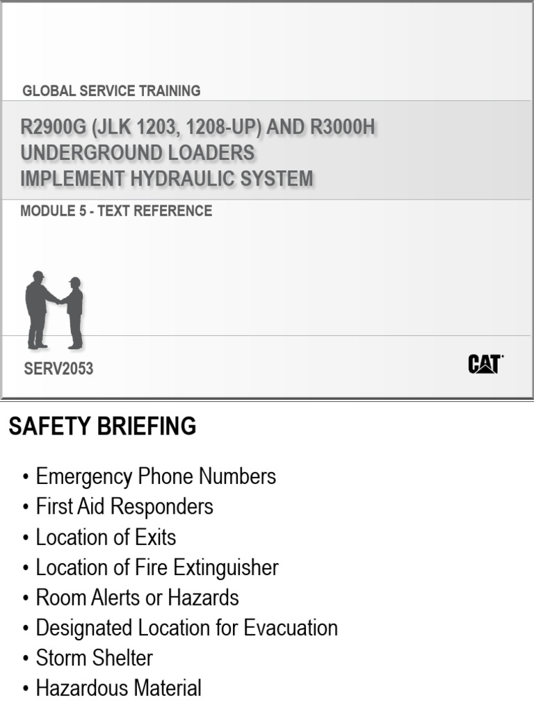 R3000H Underground Loader M05 Implement Hydraulic System en SLD ...