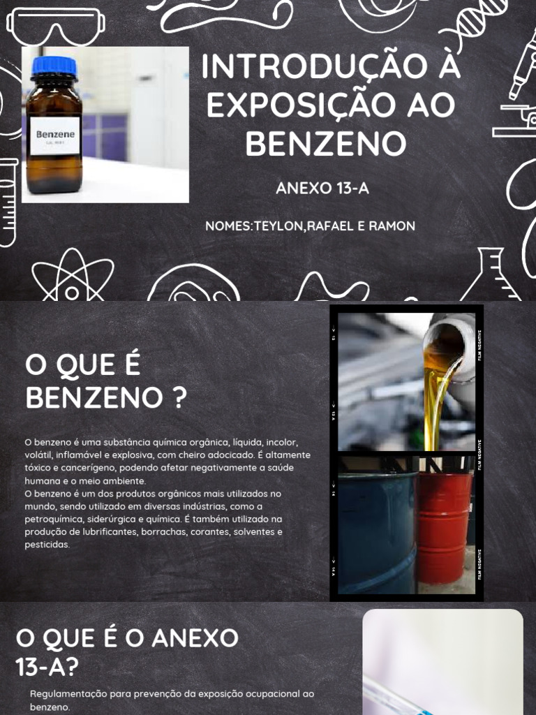 Exposição ao Benzeno: Normas e Segurança | PDF | Benzeno