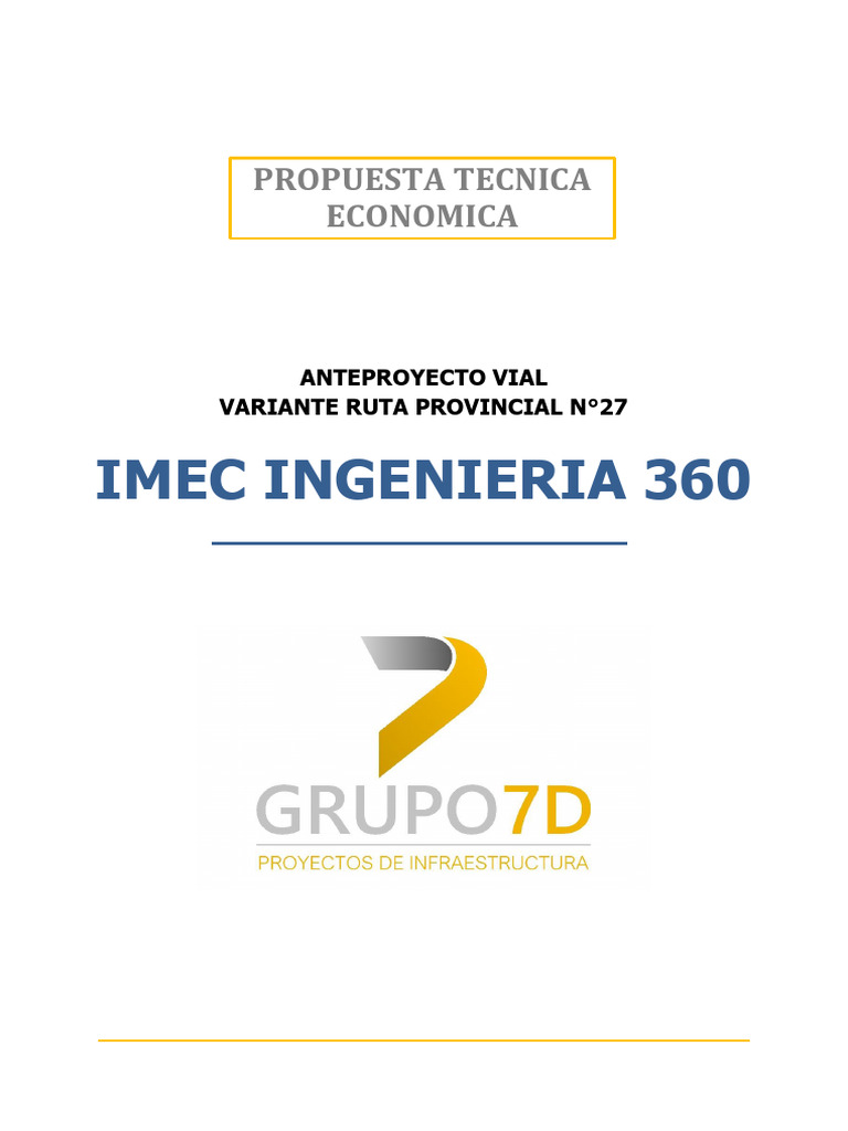Imec Pre Ing RP27V 0125 0003 | PDF | Ingeniero civil | Ingeniería