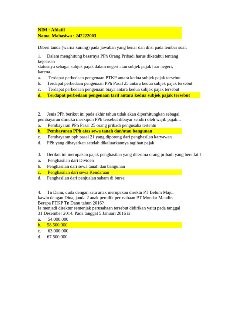 242222003 Afdatil PPh OP | PDF