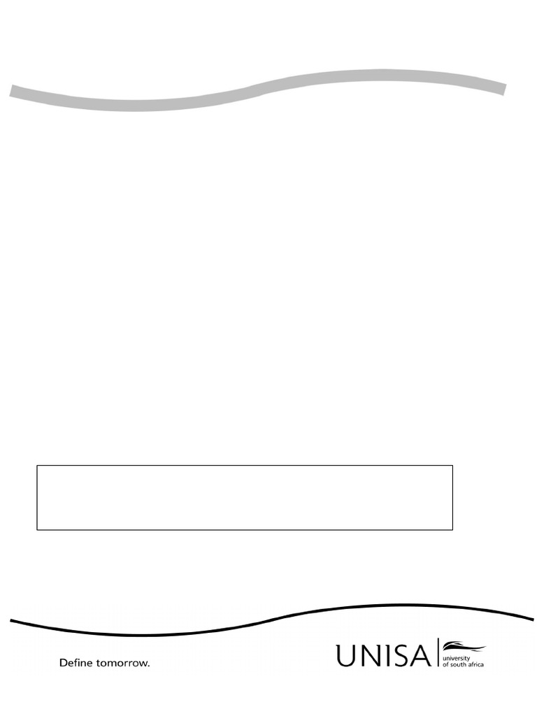 Tutorial Letter On Auditing Unisa | PDF | Audit | Business Ethics