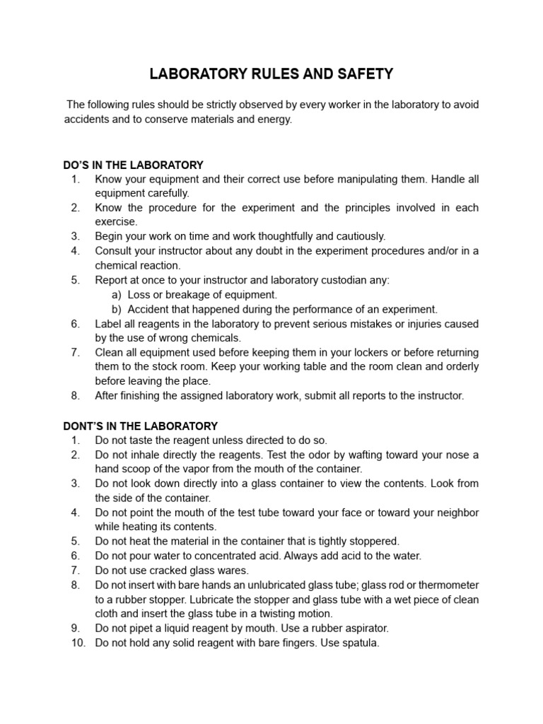 Laboratory Safety and Procedures Guide | PDF | Filtration | Water
