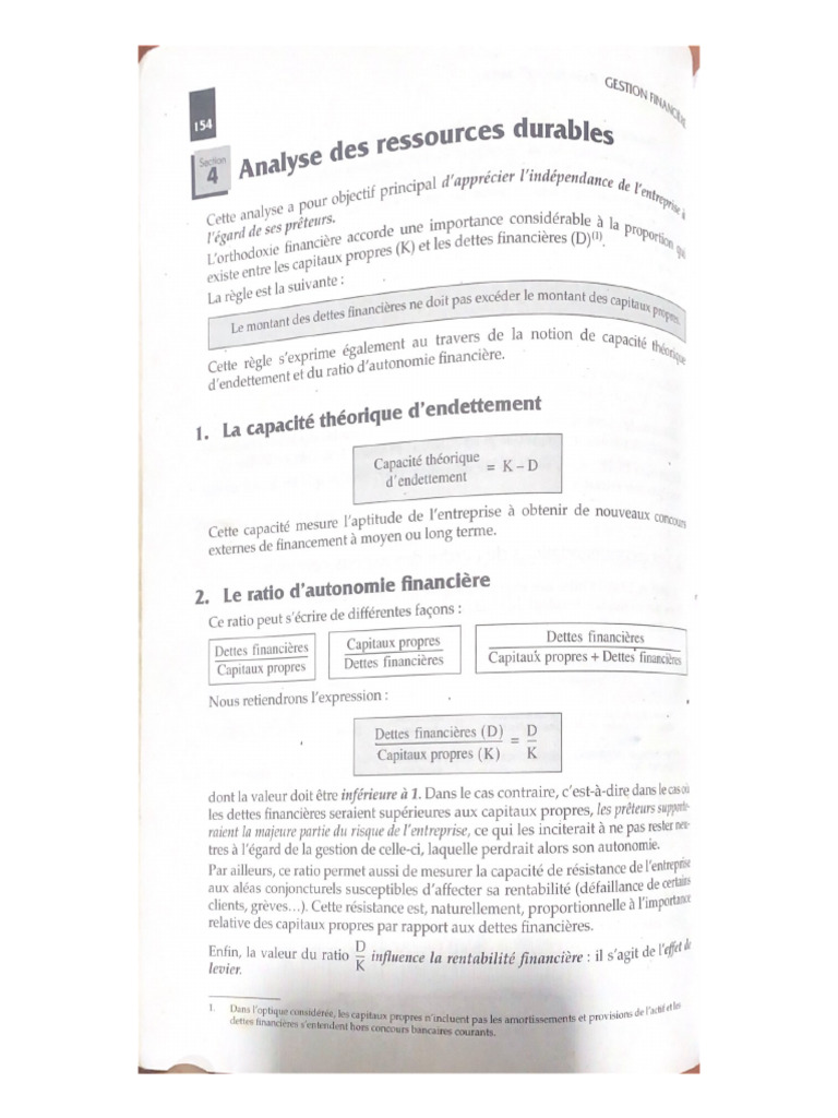 Analyse Des Ressources Durables | PDF