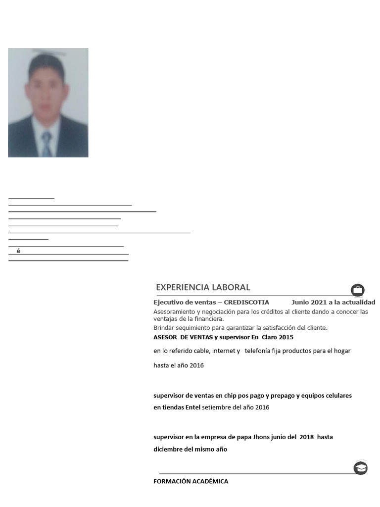 CV de Ronald Antonio | PDF