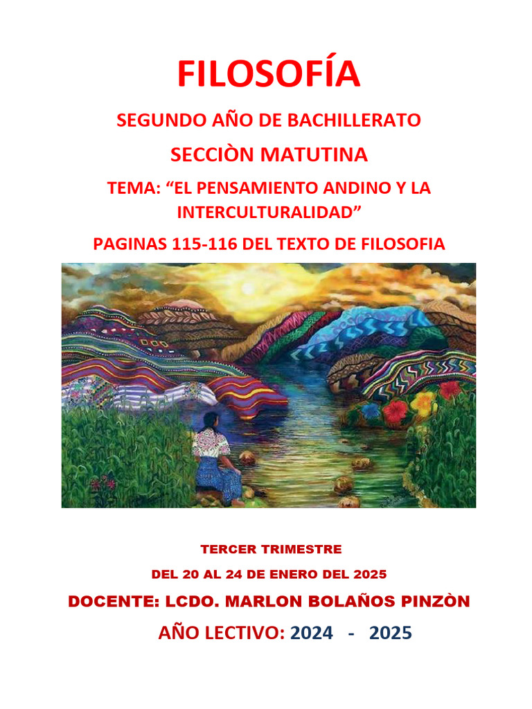 Isem 8 - Filos - 2 Bgu - III Trim | PDF | Interculturalidad | Pensamiento